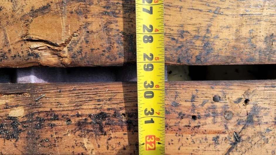 What is the Roof Code for Gaps Between Plank Roof Decking Boards?